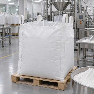China Starch Food Grade FIBC Bulk Bag With Inner Coating For Food Ingredient Packaging for sale