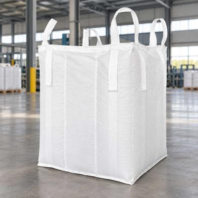 China Custom Baffle FIBC Bag With Configurable Spouts And Lifting Loops For Industrial Powder Processing for sale