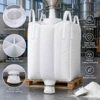 China Four Baffle FIBC Bag With Dual Oval Openings For Form-Stable Powder Packaging for sale