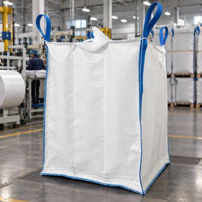 China 180 G/M² Internally Coated Baffle FIBC Bag For Dry Industrial Powder Storage for sale