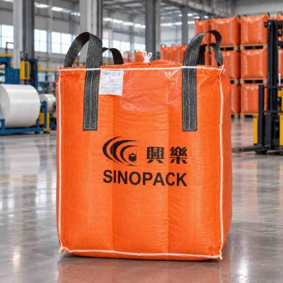 China Four Internal Baffles Baffle FIBC Bag For Form-Stable Powder Packaging for sale