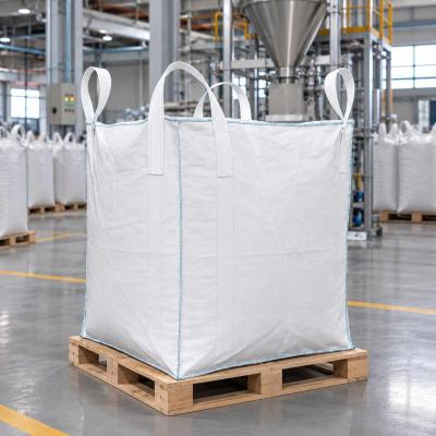 China Custom Battery Material Bulk Bag With Filling And Discharge Spouts For Lithium Salt And Battery Raw Material Packaging for sale
