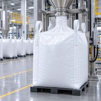 China 1700 N/50 Mm Fabric Strength Lithium Carbonate FIBC Bag With Coated Body for sale