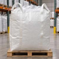 China 180 GSM UV-Stabilized Silica Fume FIBC Bulk Bag With Inner Liner for sale