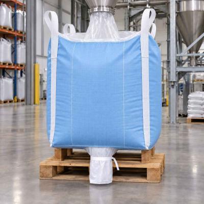 China Top Filling Bottom Discharge Chemical FIBC For Microsilica Powder Filling And Discharge for sale