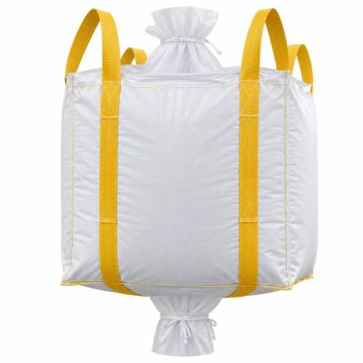 China Shape-Retaining Lithium Carbonate FIBC Bag With Four Internal Baffle Panels for sale
