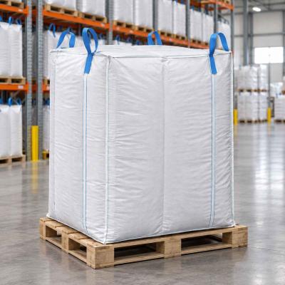 China Four-Loop Lithium Carbonate FIBC Bag With Cross-Corner Lifting Design for sale