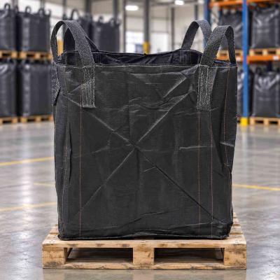 China Custom Chemical FIBC Bag With Configurable Spouts Loops Baffles And Size For Fertilizer Packaging for sale