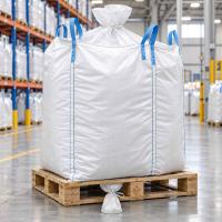 China Top Filling Bottom Discharge Chemical FIBC Bag 1000kg Load 5:1 Safety Factor for sale