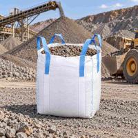 China 1.2 Ton Uncoated Mining Industry FIBC Bulk Bag With Four Lifting Loops for sale
