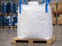 China 45 × 60 Cm Filling Spout Nickel Sulfate FIBC Bag With 45 × 45 Cm Discharge Spout for sale