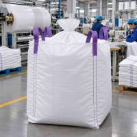 China 1000 Kg Graphite Powder FIBC Bags With Four Cross-Corner Lifting Loops for sale