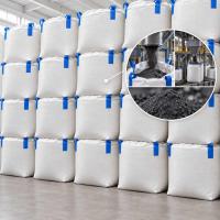 China 95 X 95 X 125 Cm 1 Ton Graphite Powder FIBC Bags For Bulk Storage And Transport for sale