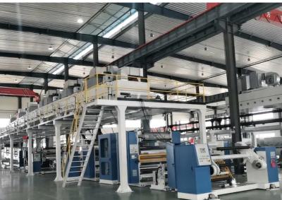 China 400–450 Kg/H Extrusion Output Film Coating Machine For Mineral Powder Sack Fabric for sale