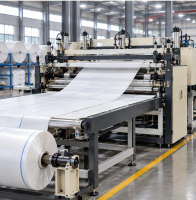 China 8–50mm Adjustable Thickness Film Coating Machine For Jumbo Bag Fabric Coating for sale