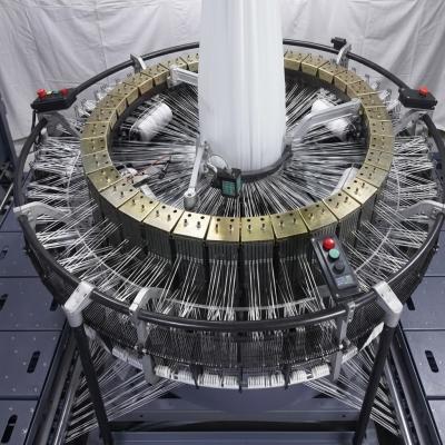 China PP And PE Tape Compatible Circular Loom Machine For Rice Packaging Sack Fabric for sale