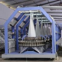 China 10–16 Picks/Inch Adjustable Density Circular Loom Machine For Animal Feed Bag Fabric for sale