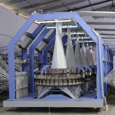 China 10–16 Picks/Inch Adjustable Density Circular Loom Machine For Animal Feed Bag Fabric for sale