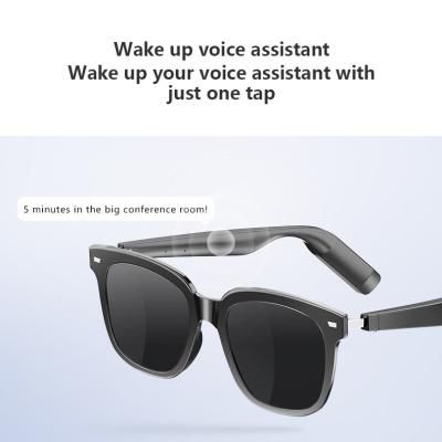China 8 Hour Music Time Ultralight BT 5.3 Bluetooth Smart Glasses With Call 110mAh*2 Capacity for sale