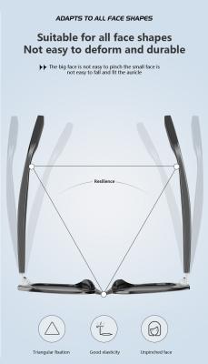 China Ultralight Bluetooth 5.3 Smart Glasses with 220mAh Battery Capacity and 8-10 Hours for sale