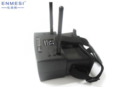 China Real Time Transmission FPV Drone Goggles , High Resolution Google FPV Glasses 48CH 5.8G for sale