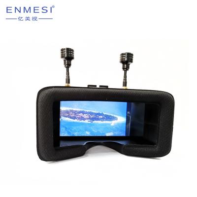 China TFT LCD HD FPV Goggles High Resolution 48 Channesl Dual Antenna With AV IN for sale