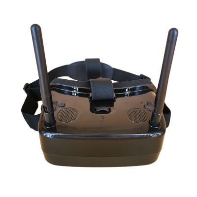 China Mini FPV Smart Glasses Binocular 2.0 Inch TFT LCD 2 Display FPV Drone Goggles For UVA for sale