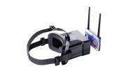 China 480x272 HD Resolution 0-120° FOV FPV Goggles with 600mAh Battery for Drone Headset for sale