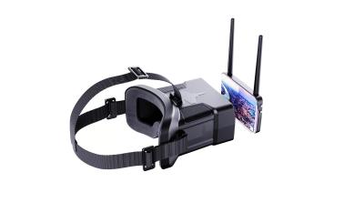 China 480x272 HD Resolution 0-120° FOV FPV Goggles with 600mAh Battery for Drone Headset for sale