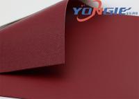China Customizable 0.5mm Thick Orange Vegan Leather Fabric Tearproof for Pillow Covers for sale