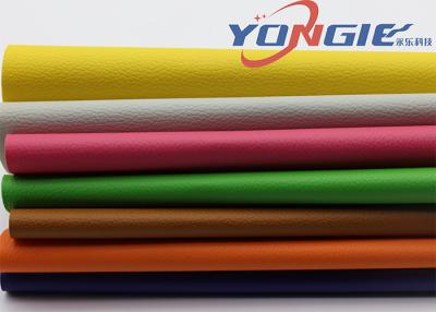 China PVC Grey Leather Upholstery Fabric Water Repellent 0.5mm 3.0mm Thickness Durable Furniture Material for sale