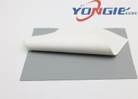 China Tough Moisture Proof White Faux Leather Fabric PVC Vinyl Upholstery for Bags 0.5mm to 3.0mm for sale