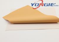 China Yellow PVC Artificial Leather Rexine Fabric 0.5mm-3.0mm for Sofa Cover Tent for sale