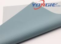 China Knitted Backing 3mm Shiny PVC Faux Leather Fabric for Car Accessories Bow Making for sale
