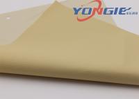 China Knitted Backing 3mm Shiny PVC Faux Leather Fabric for Car Accessories Bow Making for sale