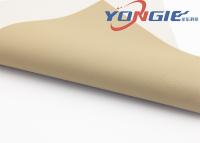 China Yongle Grey 3mm PVC Synthetic Leather Faux Leather Rexine for Indoor Decoration 1.37m Width for sale