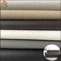 China Small Lichee PVC Leather for Sofa Furniture Upholstery 0.6mm 50 Meters per Roll for sale
