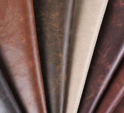 China Waterproof PVC Faux Leather Fabric for Sofa 0.5mm-3.0mm Thickness 140cm Width for sale
