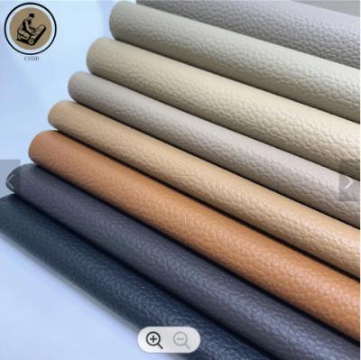 China Eco Faux PVC Leather Fabric 140cm Width Waterproof for Car Seats Sofa Upholstery for sale