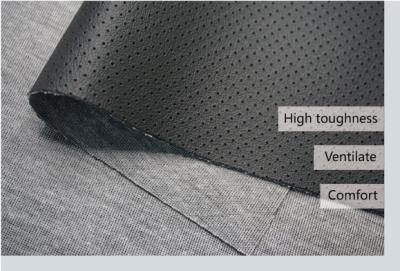 China PVC Faux Leather Material for Car Seat Eco Friendly 0.8mm Custom Color for sale