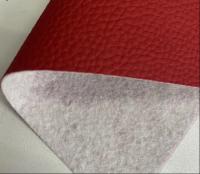 China Classical Lichi PVC Leather With Acupuncture Cotton Backing Durable For Sofa for sale