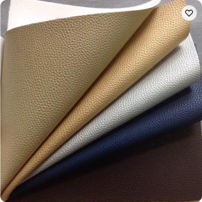 China 0.65mm PVC Vinyl Synthetic Leather Fabric 140cm Width for Car Seat Cover for sale