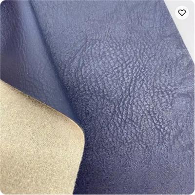 China 1.2mm PVC Faux Leather Napa Vinyl Fabric Water Resistant 140cm Width for Bag and Sofa for sale