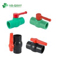 China Straight Through Type PVC Ball Valve with Different Handle and ISO9001 Conforming for sale