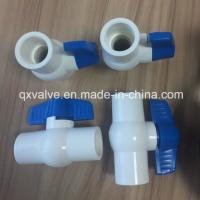China Low Temperature DIN Standard PVC Valve for Water Supply Socket and Threaded Design for sale