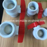 China Low Temperature DIN Standard PVC Valve for Water Supply Socket and Threaded Design for sale