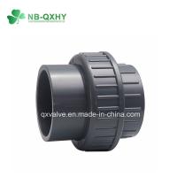 China ASTM Standard Gray PVC Union Valve Pn16 Nominal Pressure for Irrigation and Water Supply for sale