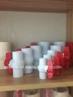 China Plumbing Materials and Pipe Fitting at Glue Connection White Plastic Socket Ball Valve for sale