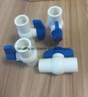 China Plumbing Materials and Pipe Fitting at Glue Connection White Plastic Socket Ball Valve for sale