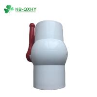 China QX01 Blow-Down Valve 100% Raw Material Socket PVC Ball Valve with ABS Handle for sale